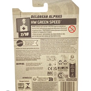 Delorean Alphas (metalflake Copper Colour) - Hot Wheels HW Green Speed ...