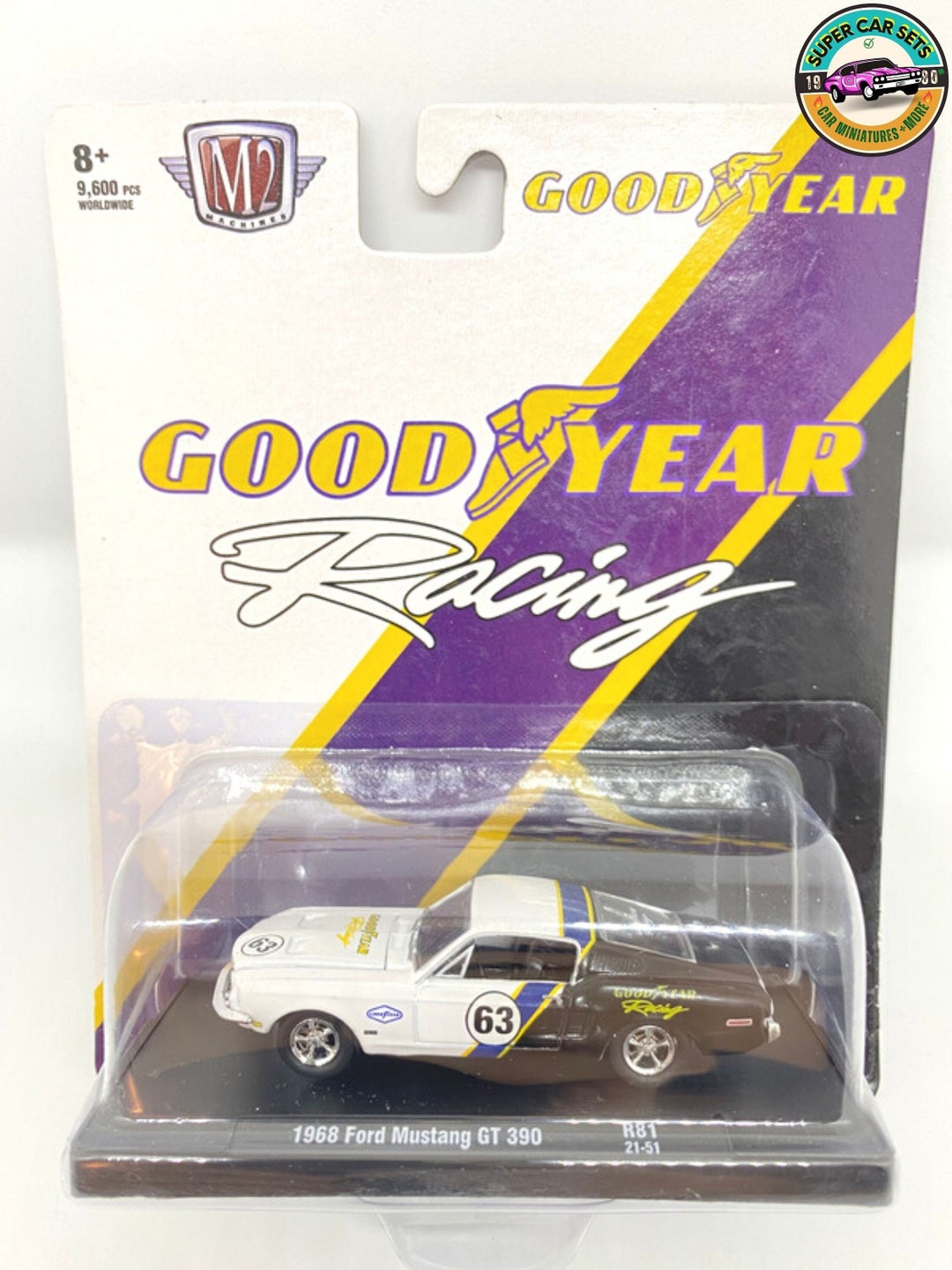 Goodyear Racing 1968 Ford Mustang GT 390 Made by M2 Machines - Etsy