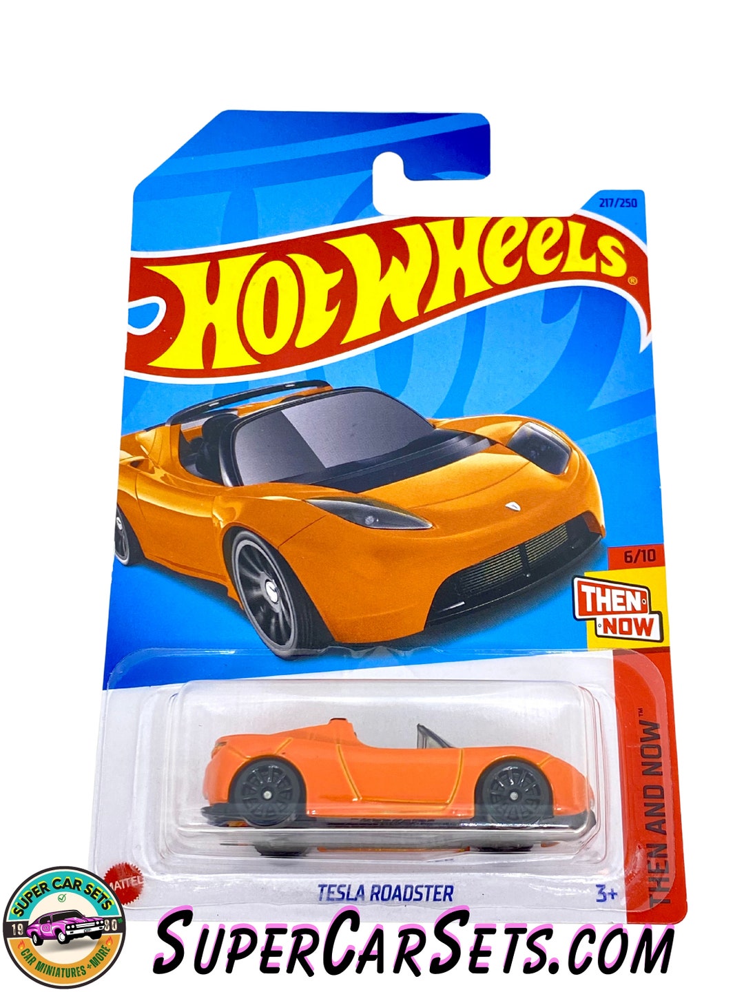 Tesla Roadster (orange Colour) - Hot Wheels Then and Now - 2023 (6/10 ...