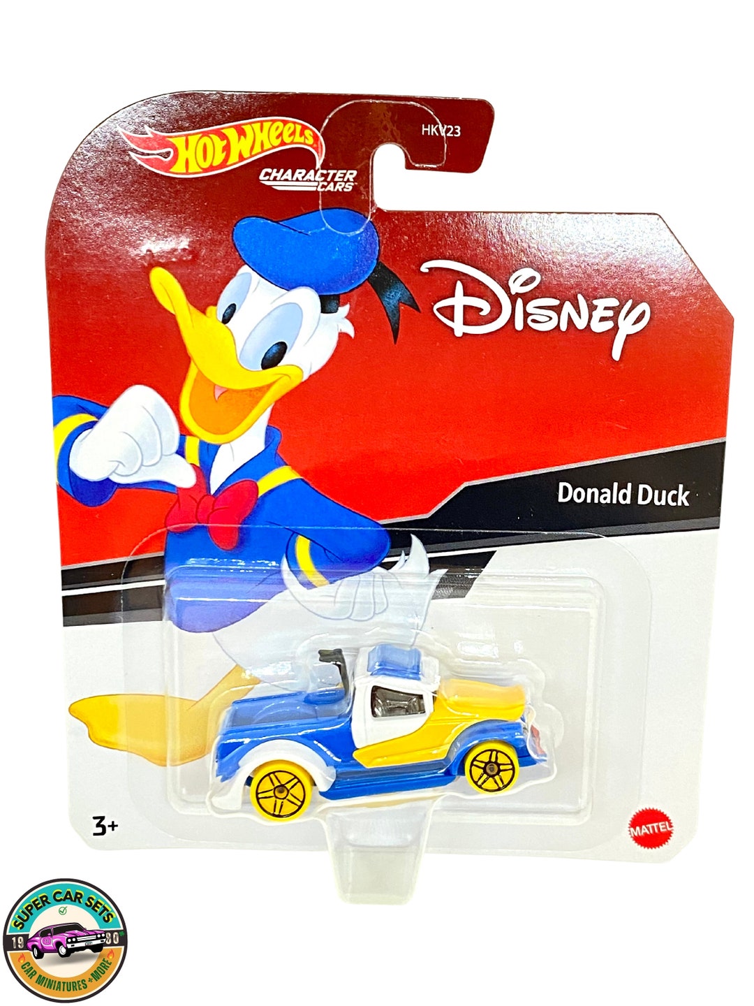 Donald Duck - Hot Wheels Character Cars Disney - Etsy