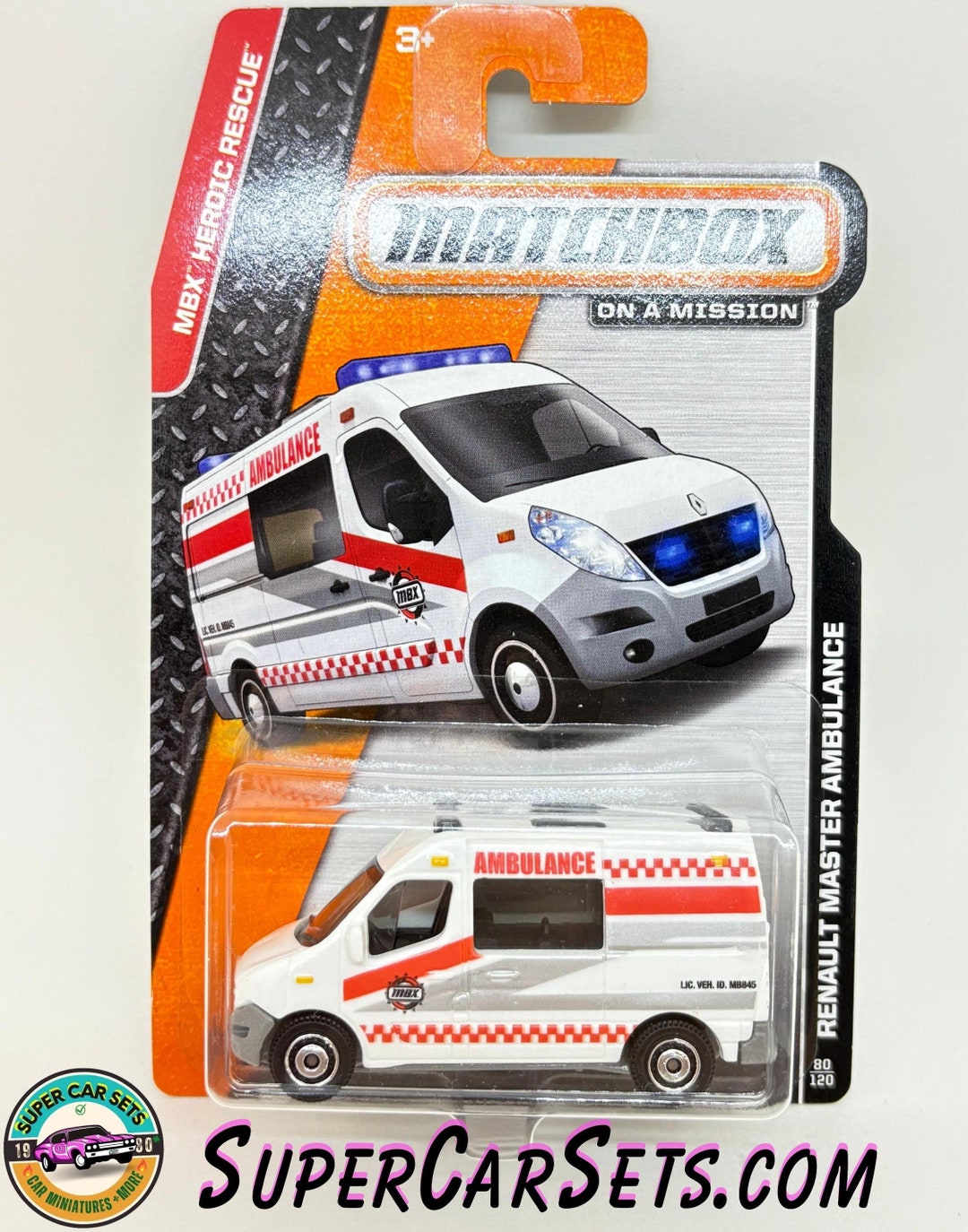 Renault Master Ambulance - Matchbox MBX Explorers 2014 (80/120) (BDT70 ...