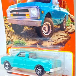 1968 Chevy C10 turquoise Colour 19/100 Matchbox - Etsy