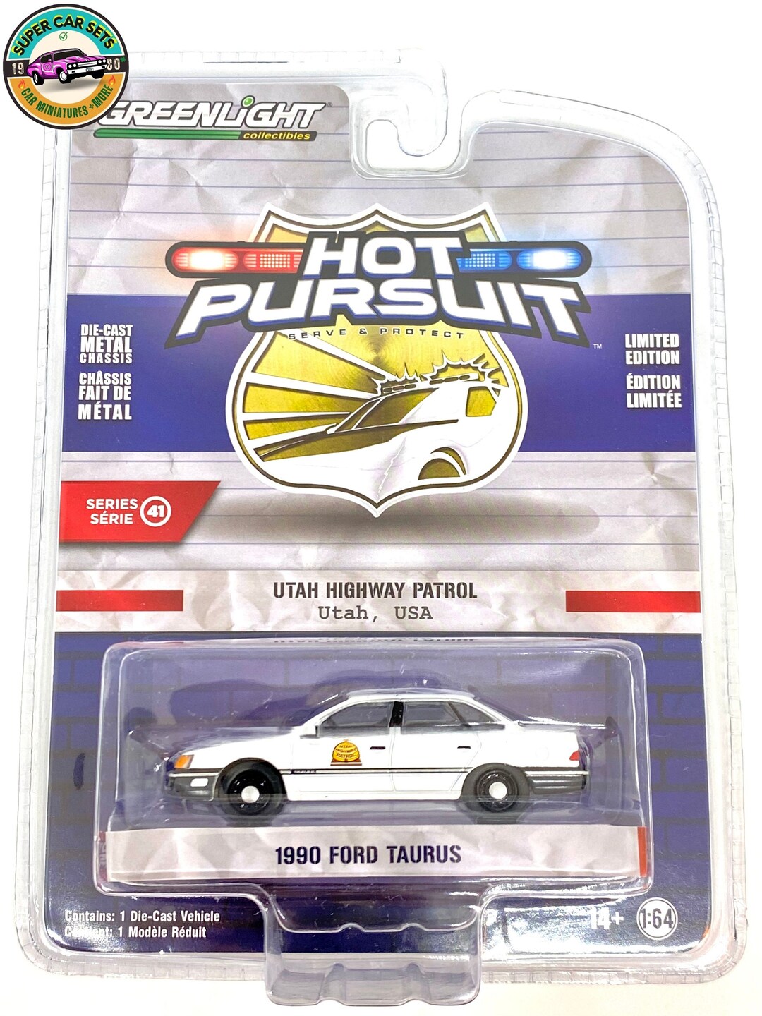 Utah Highway Patrol - 1990 Ford Taurus - Hot Pursuit - Series 41 ...