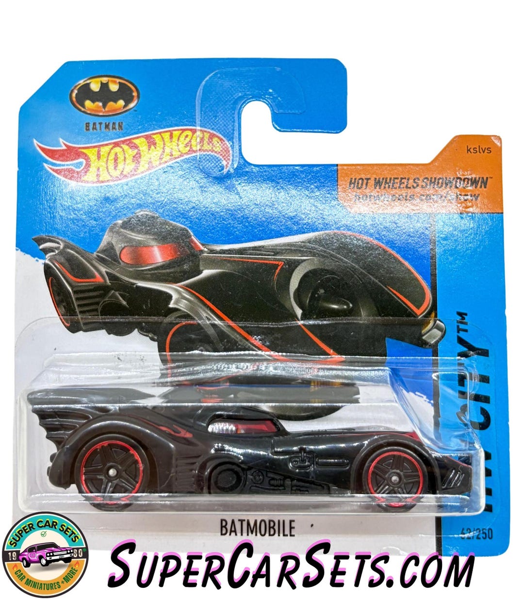 Batmobile (black Colour With Red Stripes) (short Card) (card Slightly ...