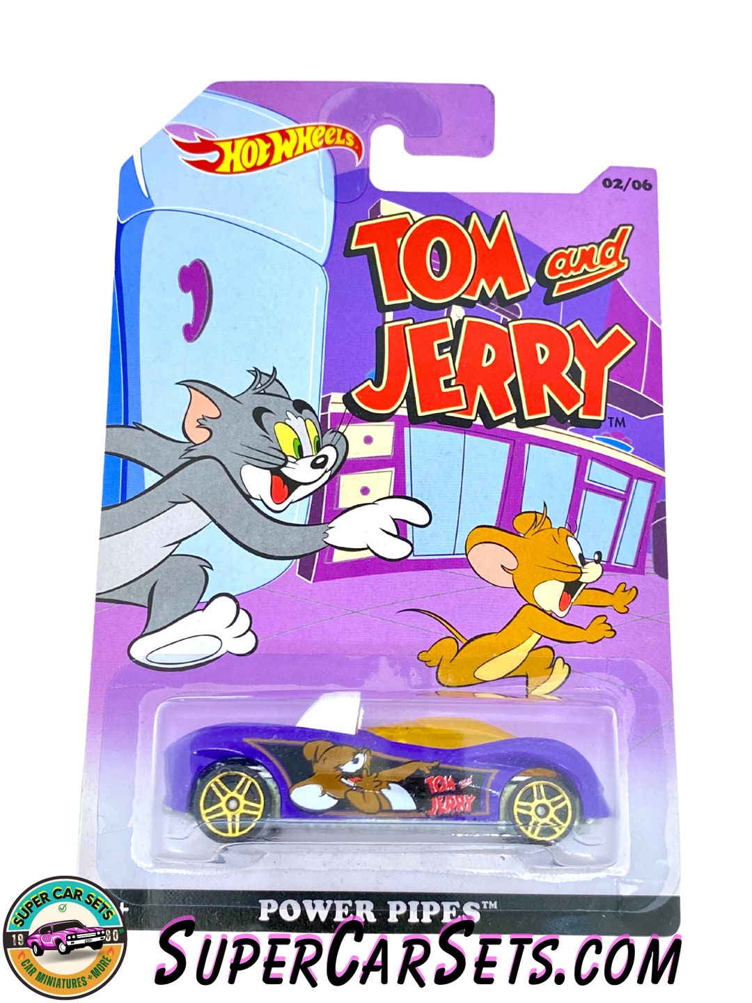Hot Wheels Tom and Jerry 2/6 Power Pipes - Etsy