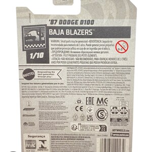 87 Dodge D100 - Hot Wheels Baja Blazers - 2023 (1/10) (181/250) - Etsy