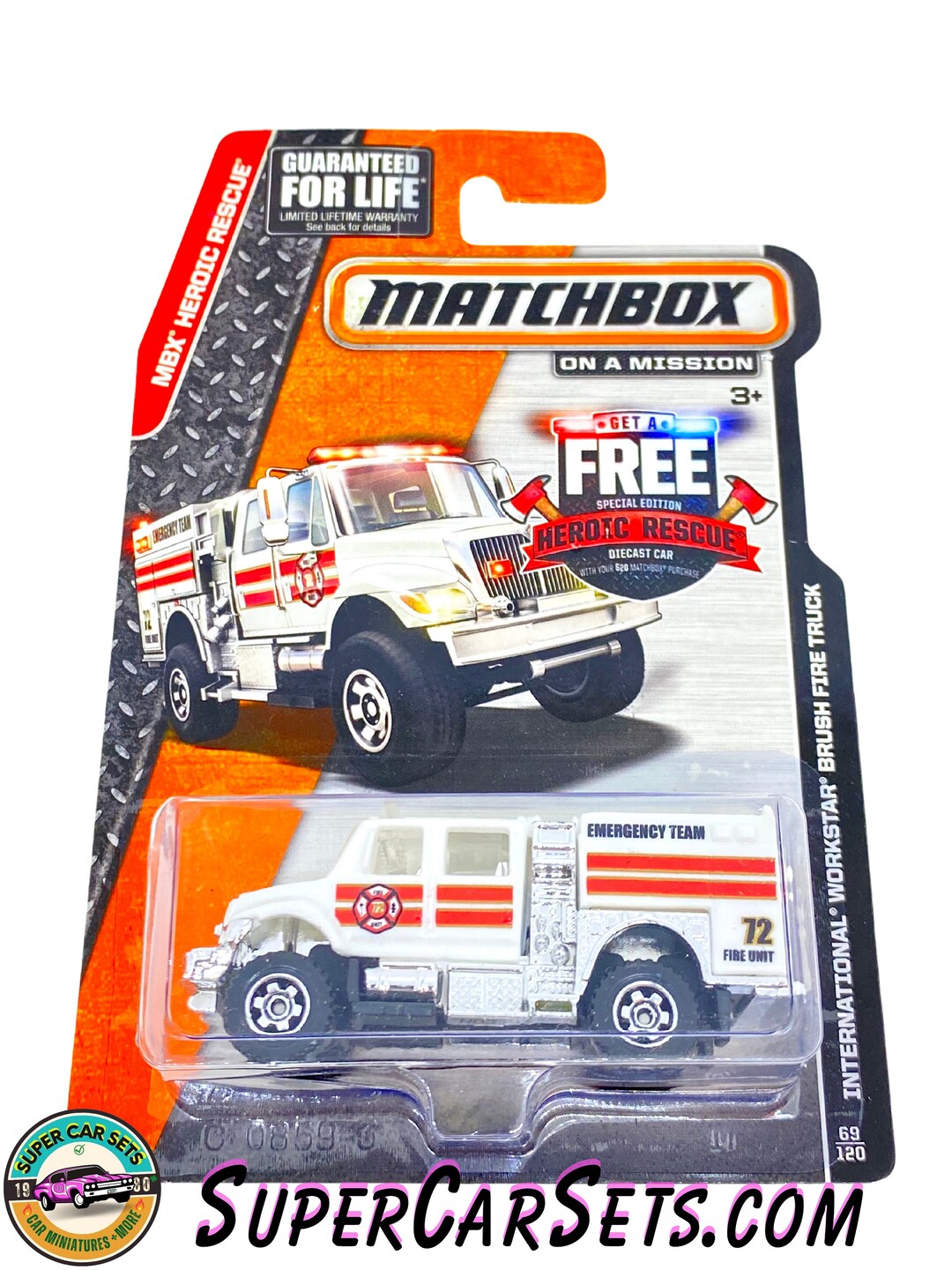 MBX Heroic Rescue - International Workstar Brush Fire Truck (69/120 ...