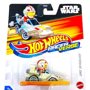 Hot Wheels Racer Verse Luke Skywalker (card Slightly Bent) - Etsy