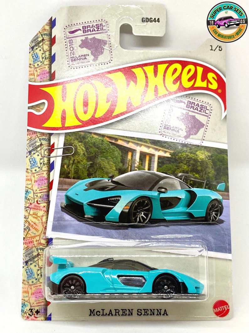 Mclaren Senna Brazil Hot Wheels World Class Racers Series - Etsy