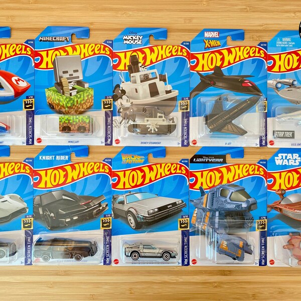 Hot Wheels Screen Time - Etsy