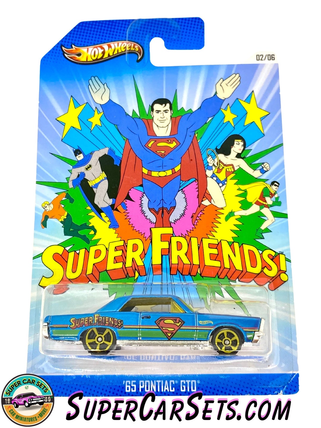 Hot Wheels - Superman Series (2/6) - ’65 Pontiac GTO (“super Friends ...
