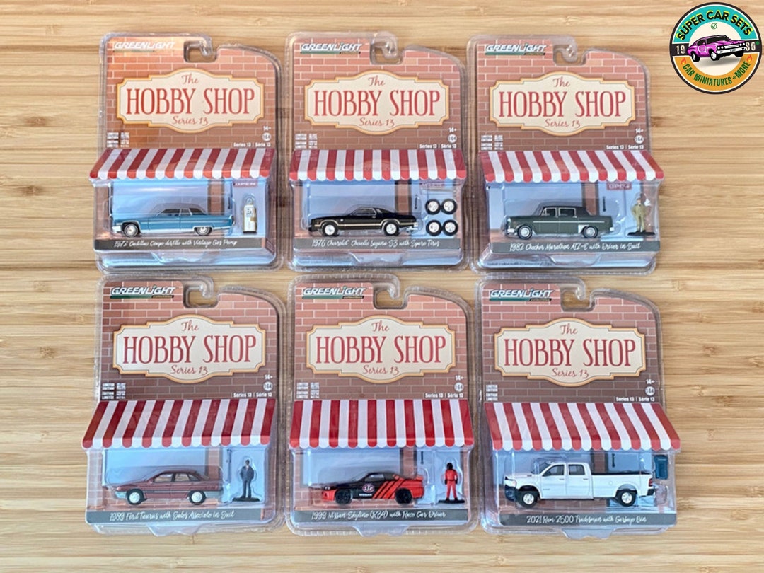 All 6 Hobby Shop Cars Series 13 Made by Greenlight Complete Set 6 of 6 ...