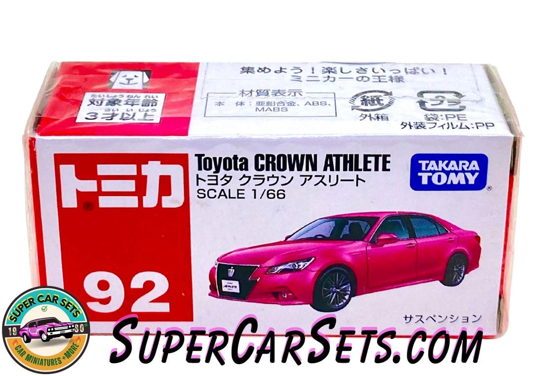 Tomica - (#92) Toyota Crown Athlete (1:66 Scale) - Etsy