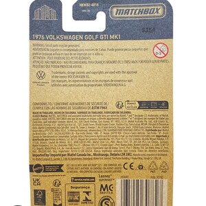 1976 Volkswagen Golf MK1 (green Colour) - Matchbox - Etsy