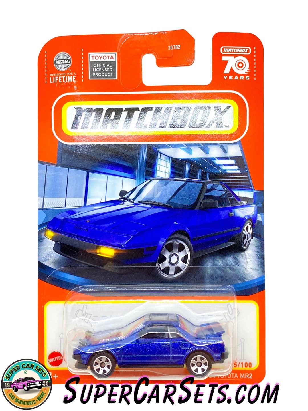 1984 Toyota MR2 (blue Colour) (95/100) - Matchbox - Etsy