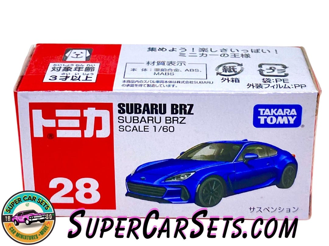 Tomica 28 Subaru BRZ 1:60 Scale - Etsy