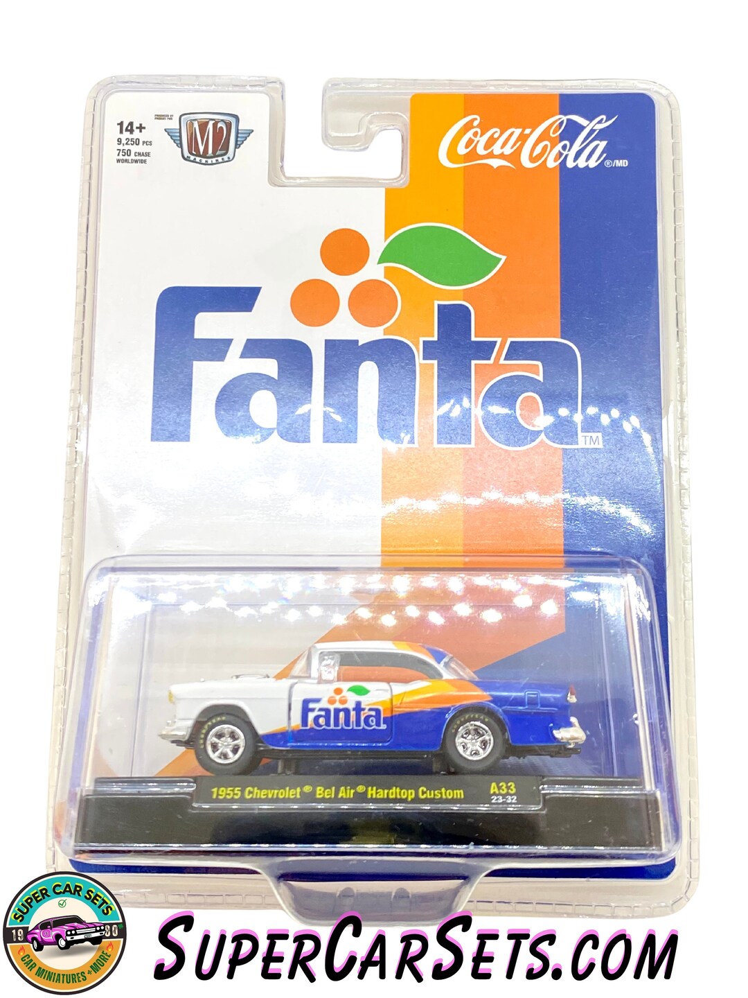 Fanta - 1955 Chevrolet Bel Air Hardtop Custom by M2 Machines - Etsy