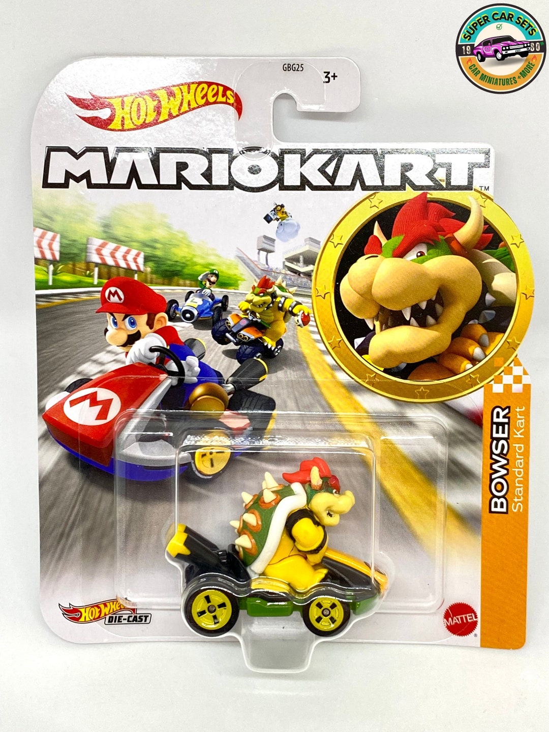 Bowser - Standard Kart - Mario Kart Hot Wheels - Etsy