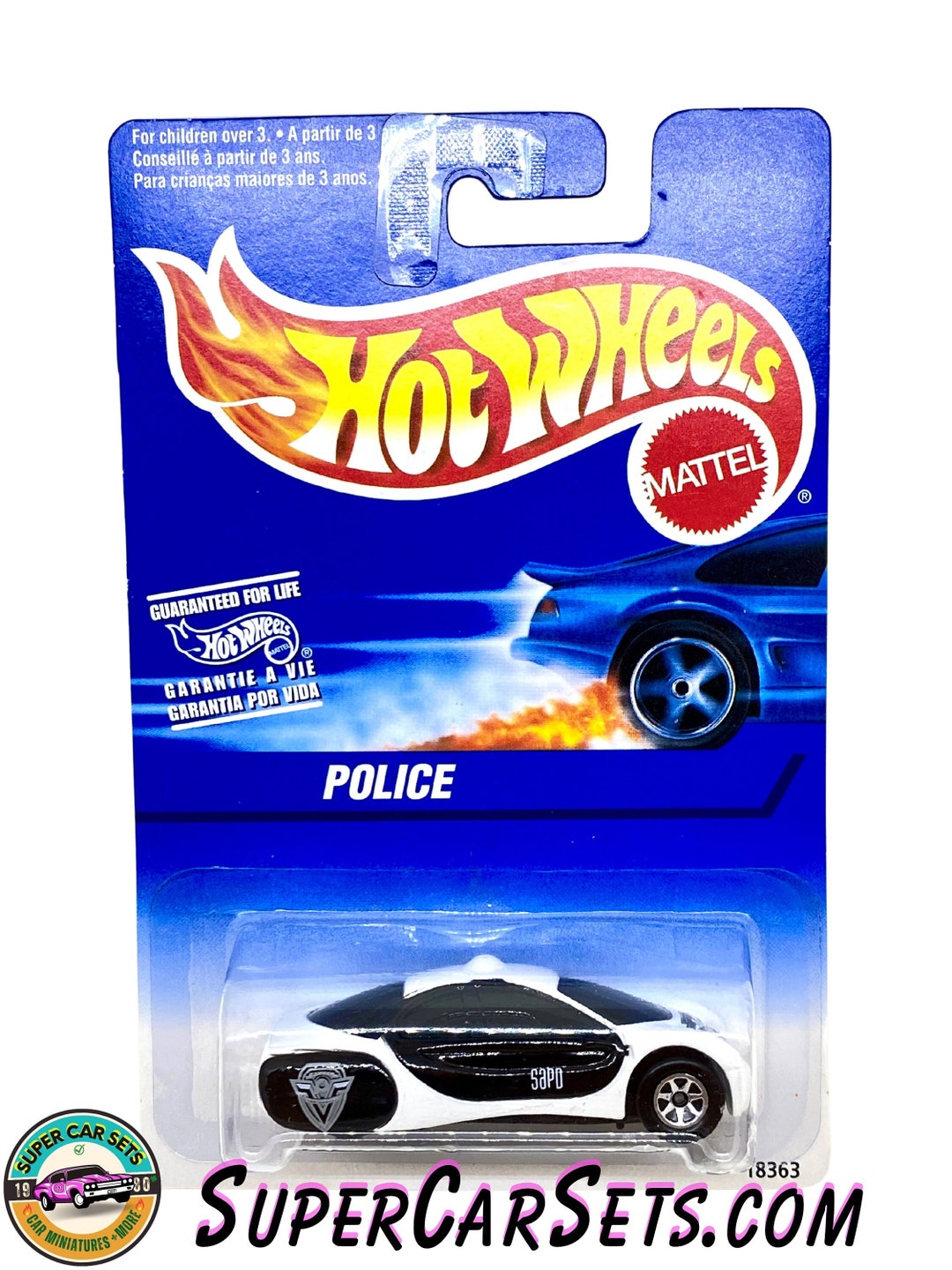 Hot Wheels year Launched 1997 Police GM Ultralite 18363 - Etsy