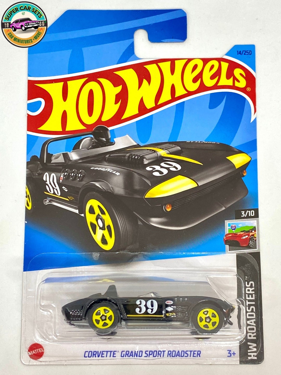 Hot Wheels Corvette Grand Sport Roadster - HW Roadsters 2023 (3/10) - Etsy