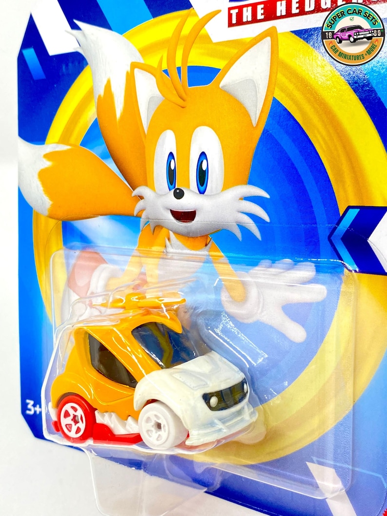 Sonic Tails Hot Wheels Character Cars - Etsy