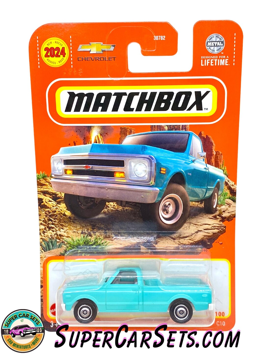 1968 Chevy C10 turquoise Colour 19/100 Matchbox - Etsy