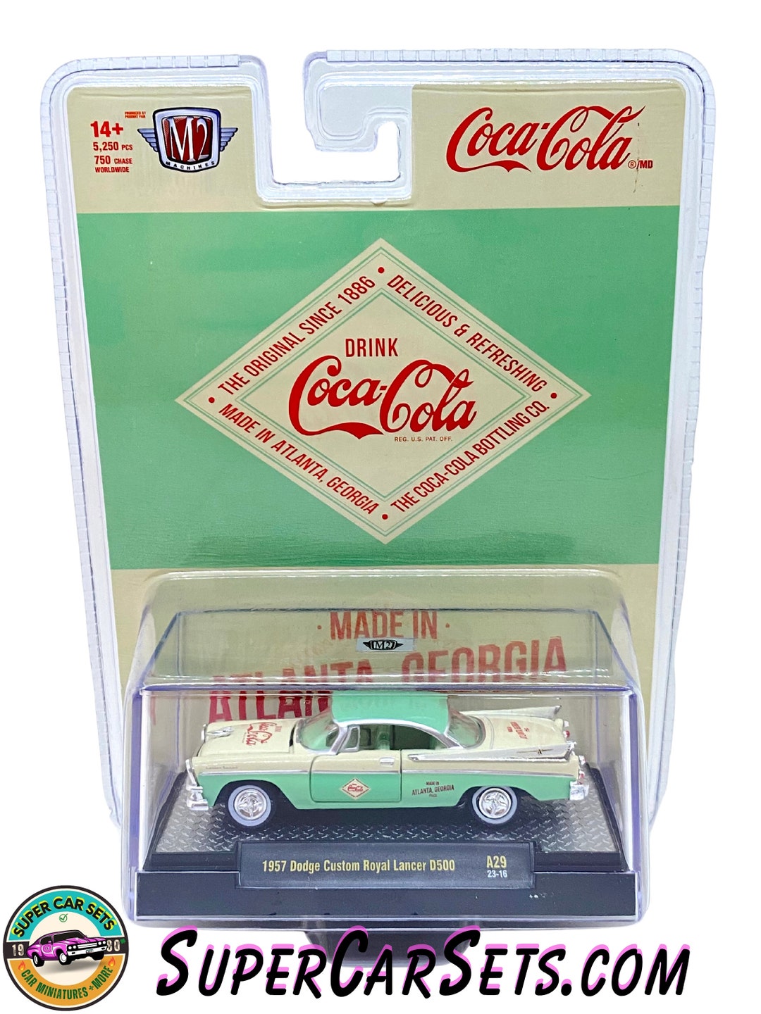 Coca-cola - 1957 Dodge Custom Royal Lancer D500 A29 by M2 Machines - Etsy