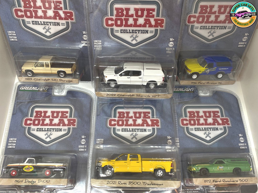 All 6 Cars From Blue Collar Collection Series 11 Made by Greenlight ...