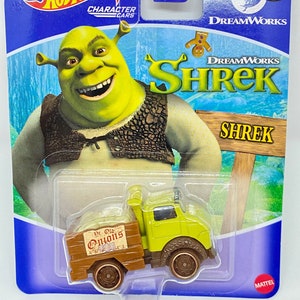 Shrek - Dreamworks - Hot Wheels Character Cars - Etsy Australia