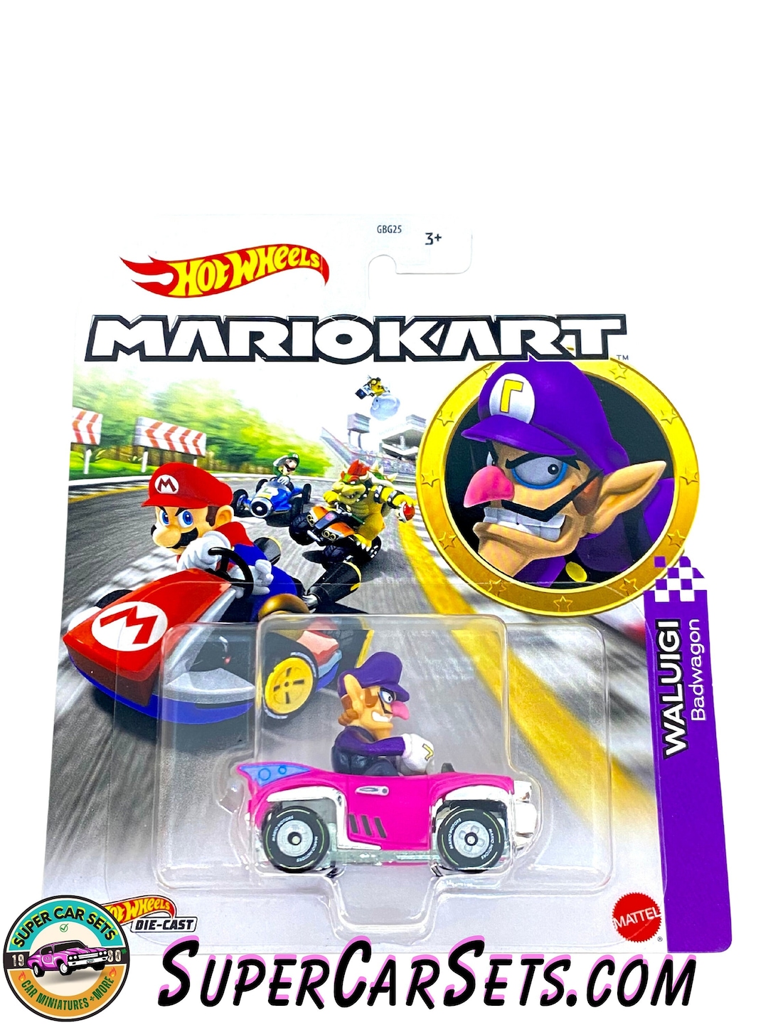 Waluigi - Badwagon - Mario Kart Hot Wheels - Etsy