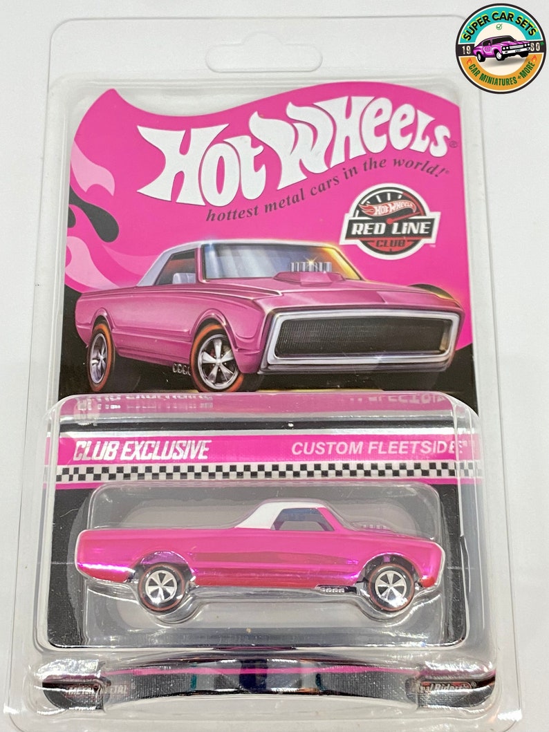 Hot Wheels RLC 2022 PINK Edition Custom Fleetside - Etsy