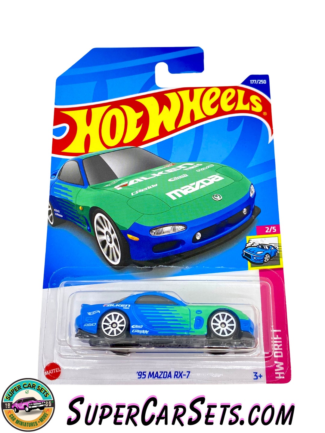 95 Mazda RX-7 ("falken Tires” on the Hood) - Hot Wheels HW Drift - 2022 ...