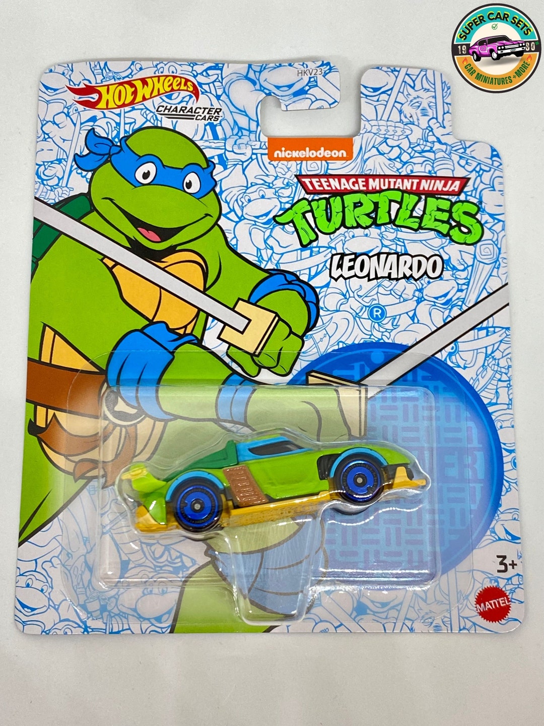 Teenage Mutant Ninja Turtles - Leonardo - Hot Wheels Character Cars - Etsy