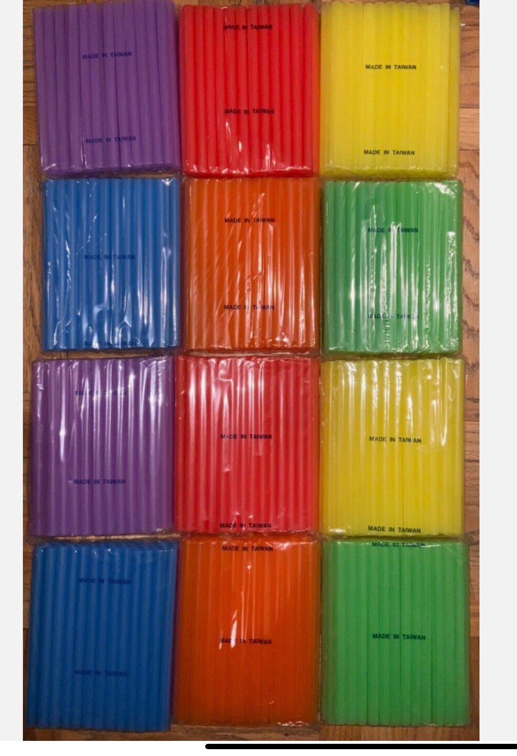 Jumbo Extra Wide Smoothie Straws Milkshake, Boba Assorted Colors Straws ...