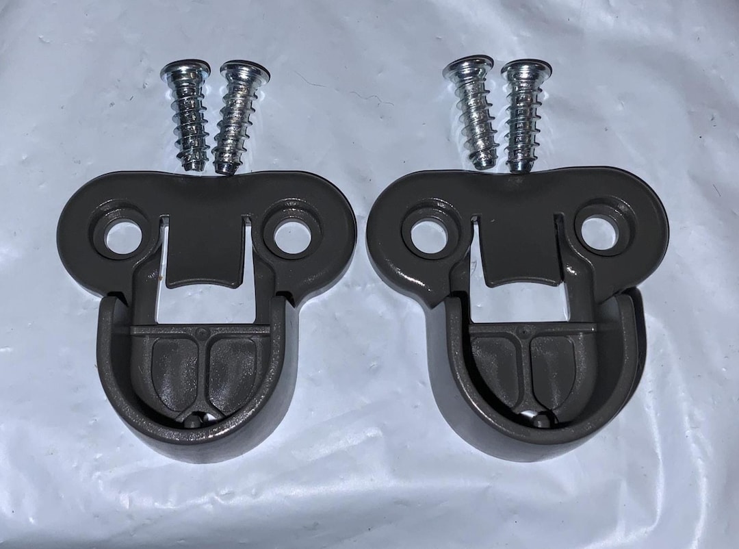 Ikea Pax Rail 2 Brackets 4 Screws Gray, Part # 130627, 100325 - NEW US ...
