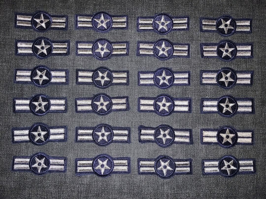 24 Pieces - Vandenberg USAF Chevron Airman Second Class Patch - Rare - Etsy