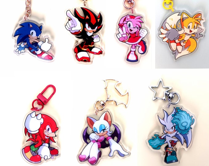 Sonic Keychain Series - Etsy
