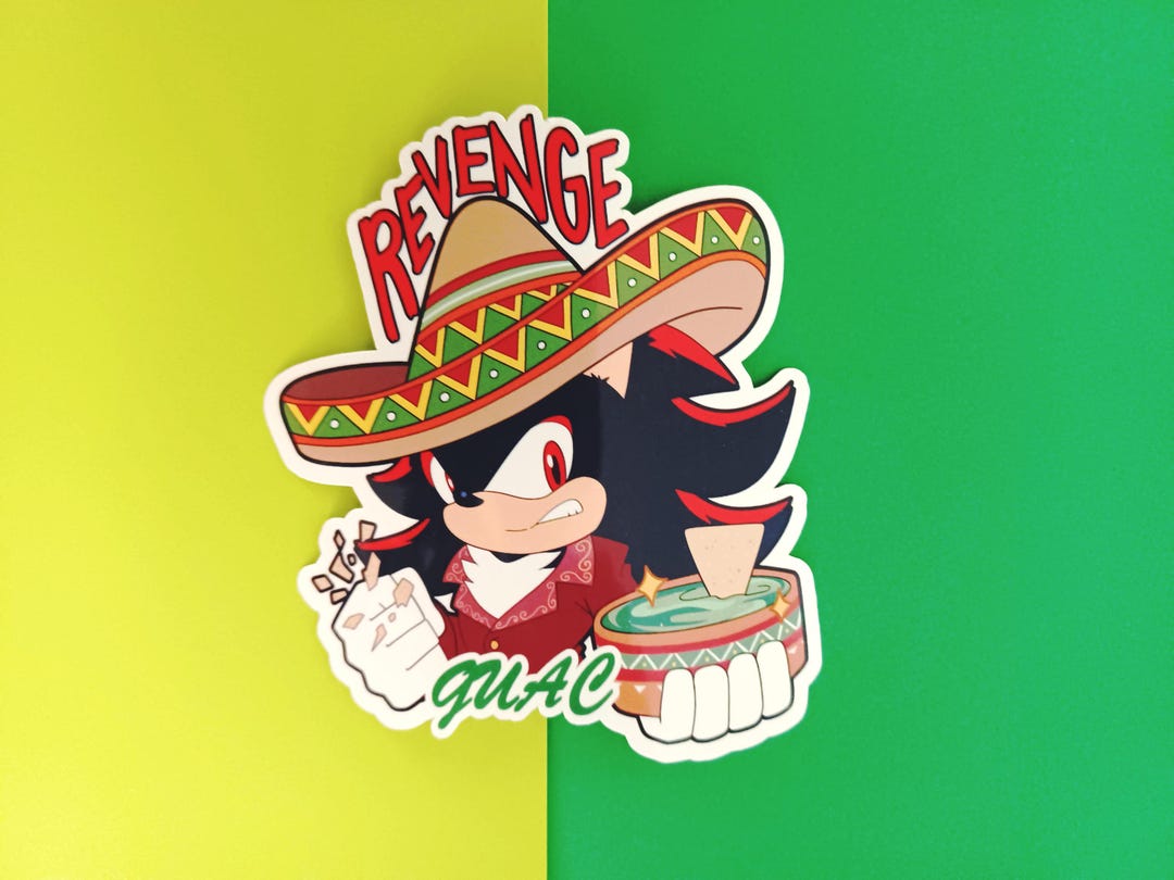 Shadow Revenge Guac Funny Sticker - Etsy