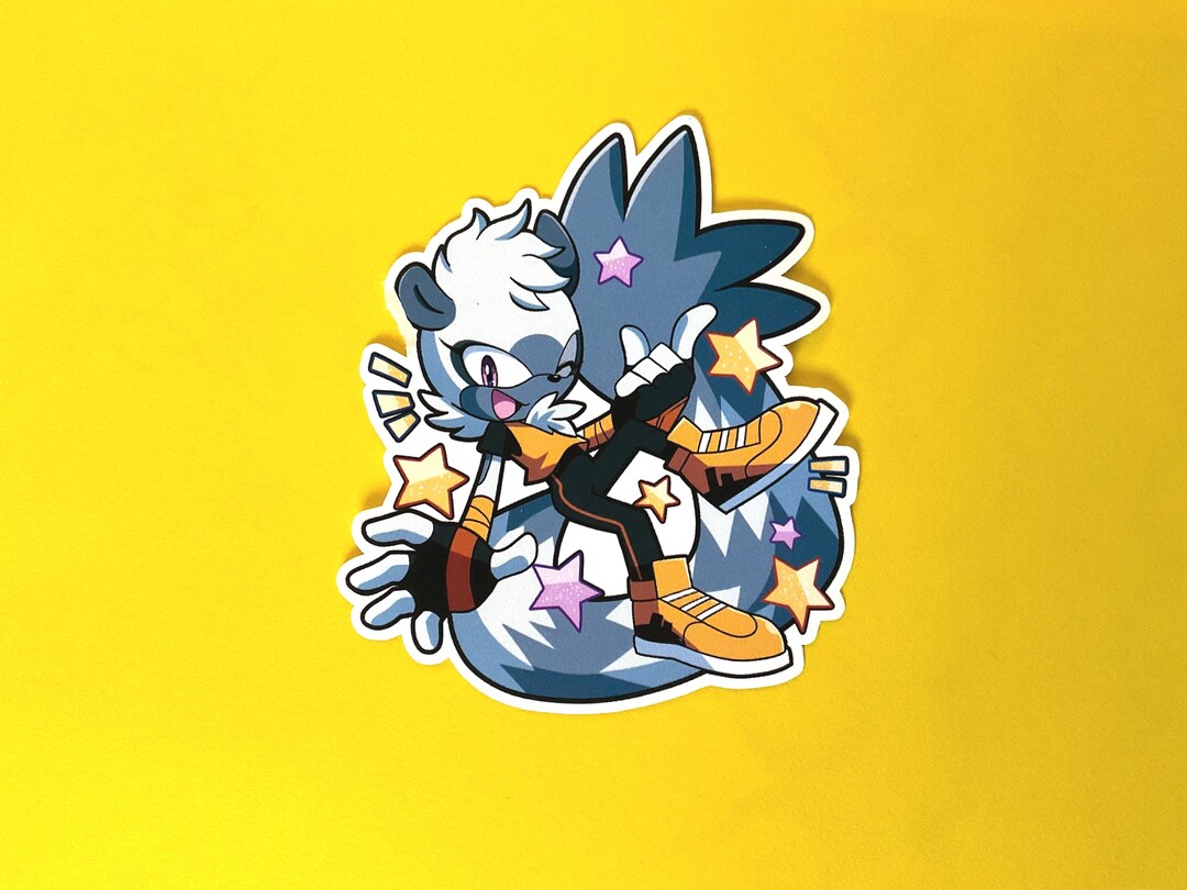 Tangle the Lemur Sticker - Matte Waterproof Decal - Etsy
