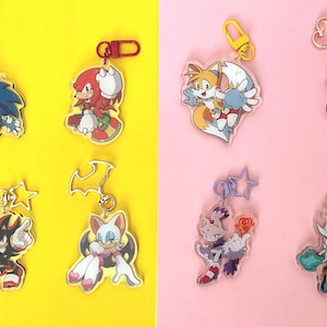 Sonic Keychain Series - Etsy