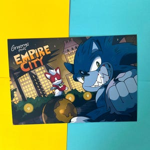 Sonic Unleashed Postcards - Etsy