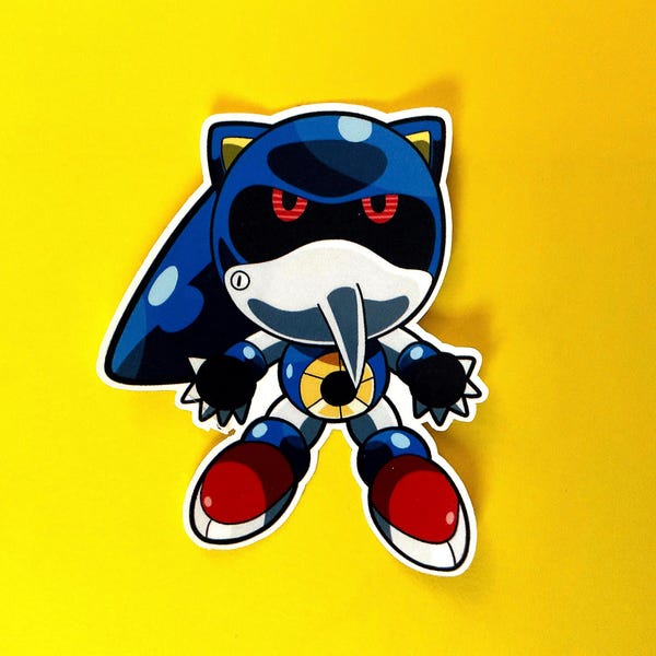 Metal Sonic Plush - Etsy