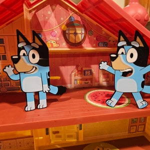 Bluey Holographic Plate Character Desk Stand or Play Toy Sparkle - Etsy