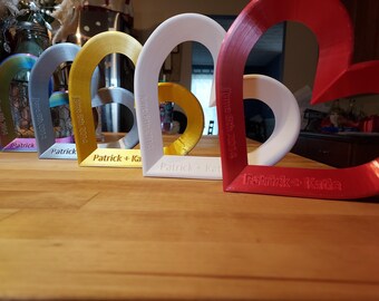 3d Printed Heart Stand - Etsy