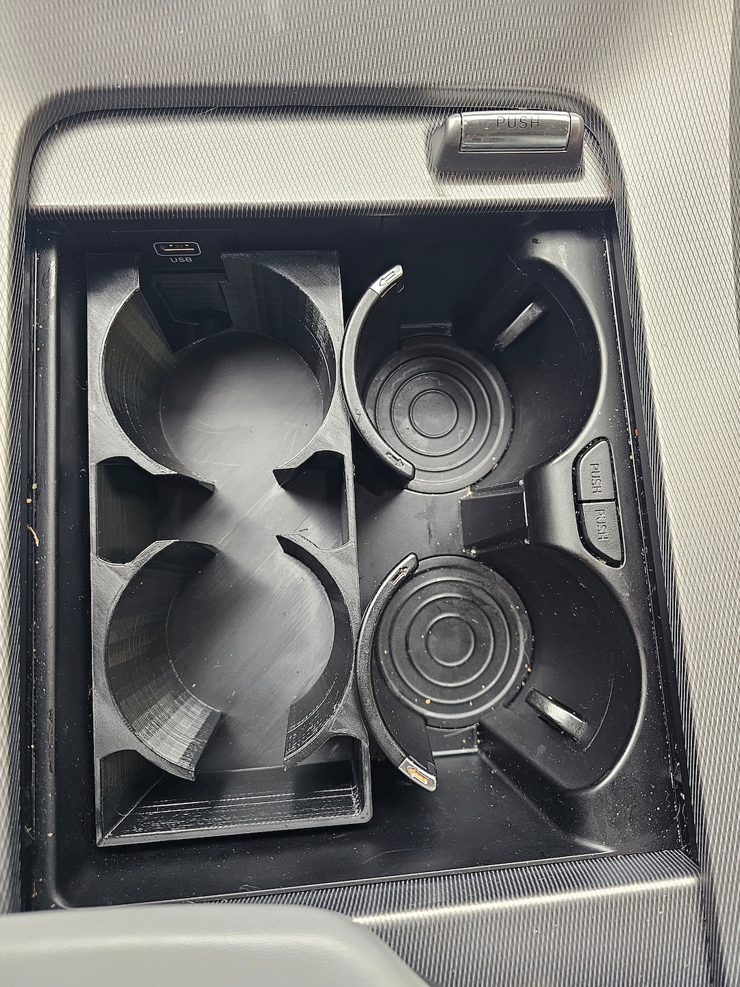 Dual Cup Holder for 2019-2025 Hyundai Palisade Organizer Tray Cubby ...