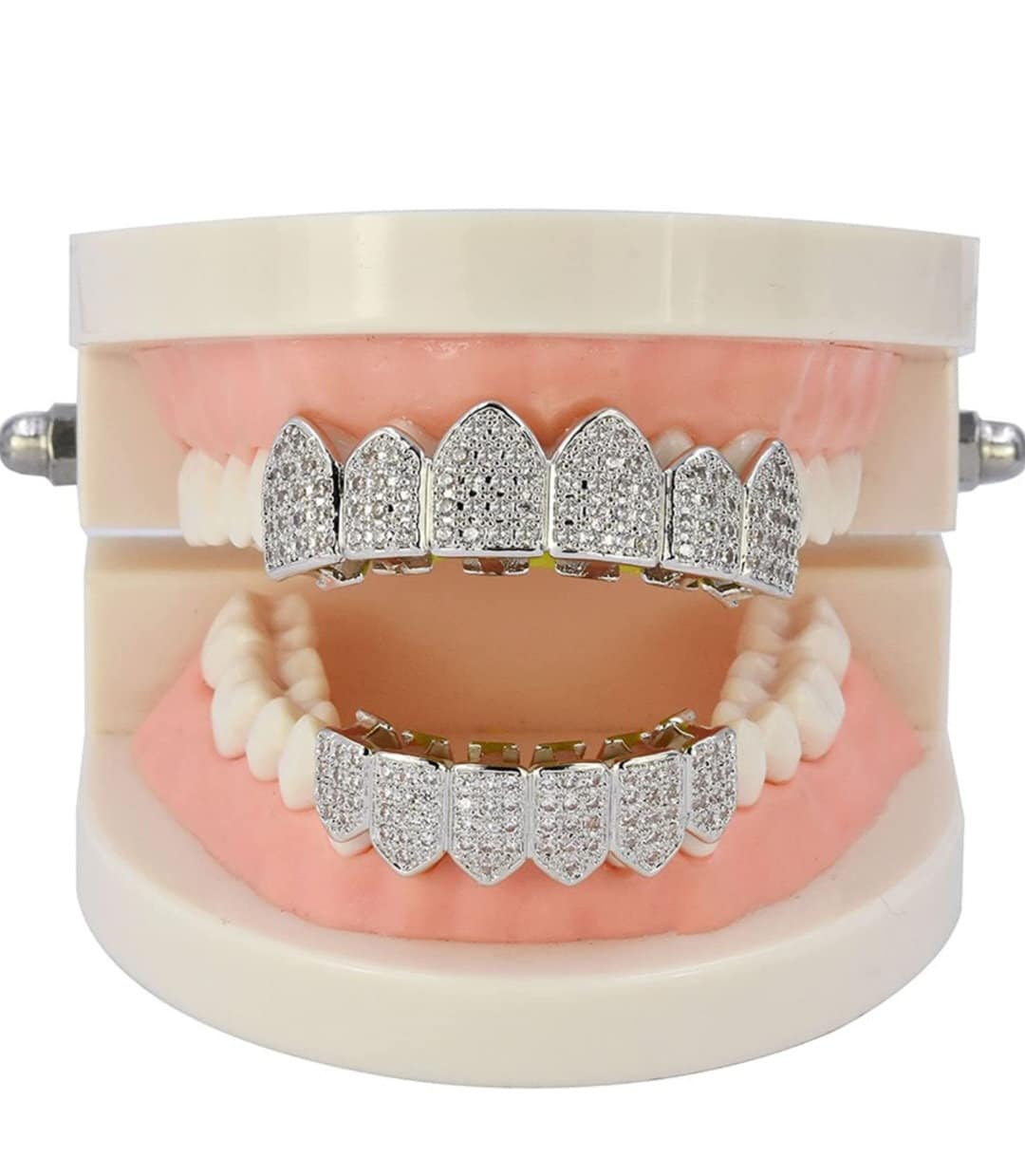 Iced Out Bling Cristal Zircon Teeth Grillzhip Hop Style Iced - Etsy