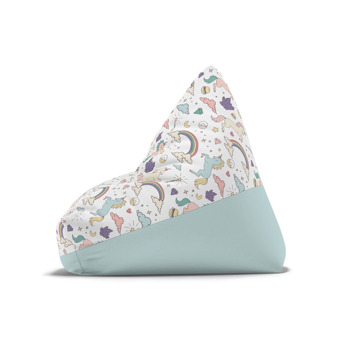 Bean Bag Chair Unicorn Bean Bag Girls Pastel Furniture Neutral - Etsy
