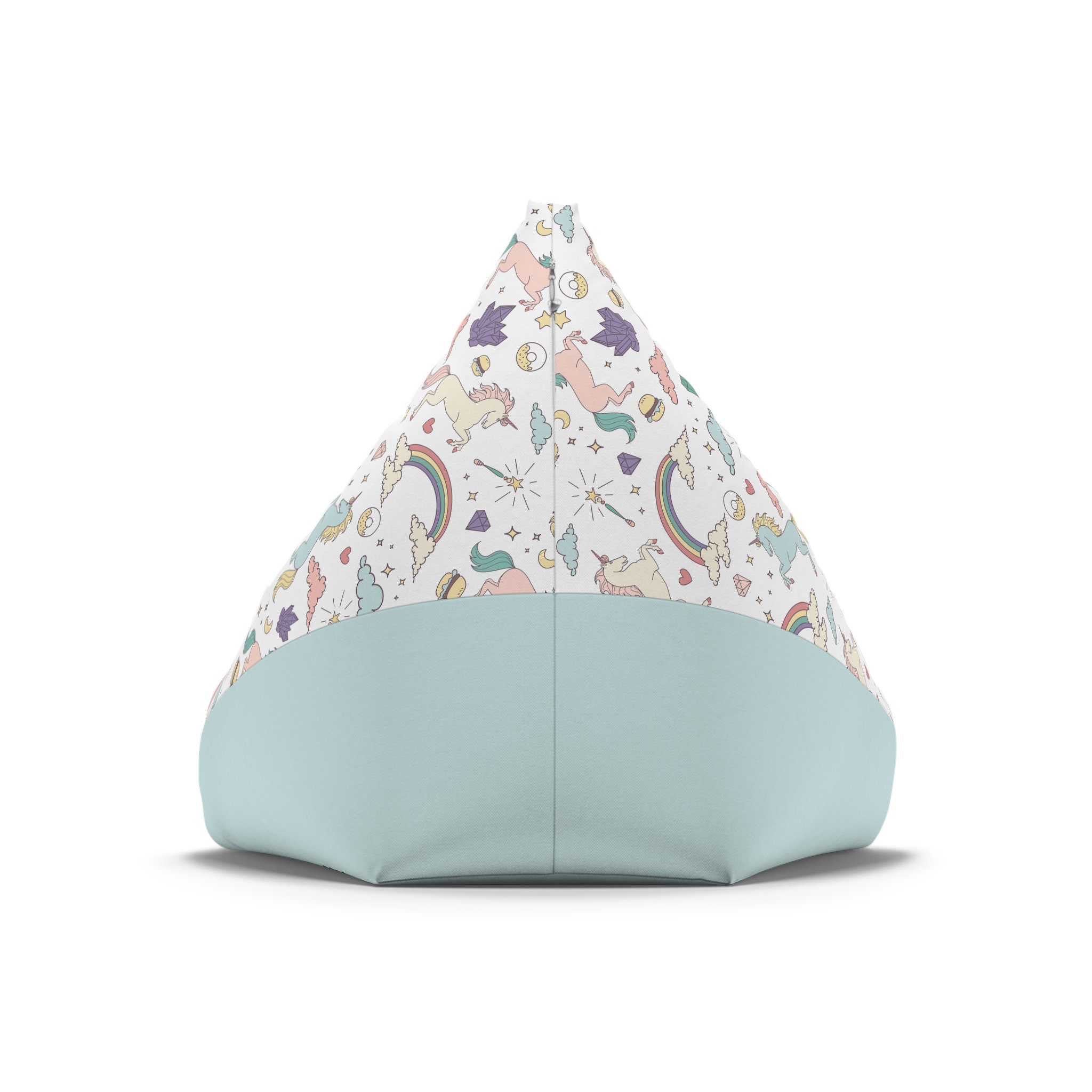 Bean Bag Chair Unicorn Bean Bag Girls Pastel Furniture Neutral - Etsy