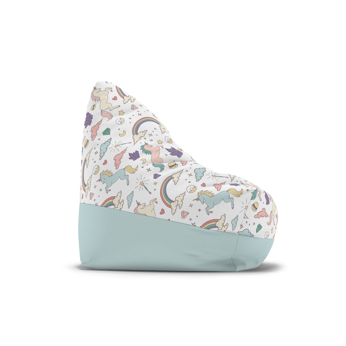 Bean Bag Chair Unicorn Bean Bag Girls Pastel Furniture Neutral - Etsy