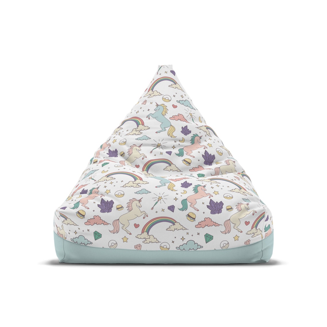 Bean Bag Chair Unicorn Bean Bag Girls Pastel Furniture Neutral - Etsy